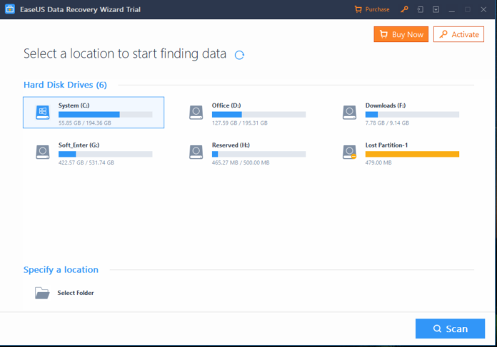 Data recovery from Hard disk using EaseUS - Digitalample.com